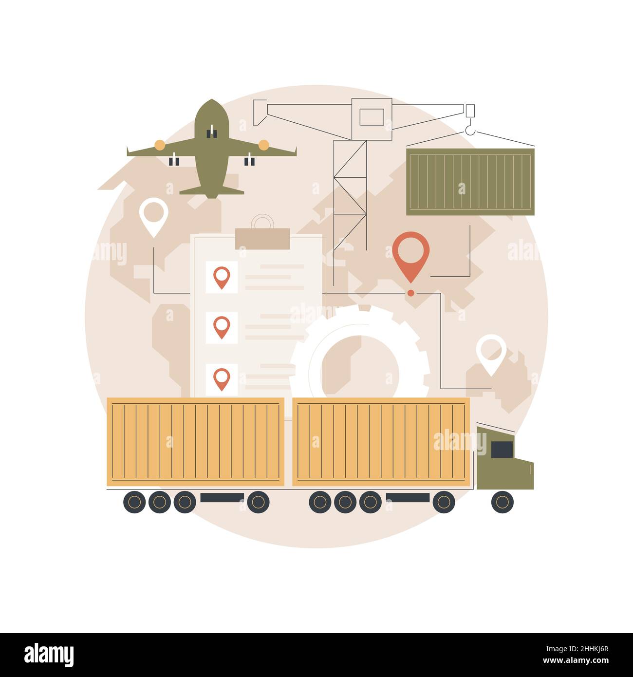 Balance of trade import Stock Vector Images - Alamy