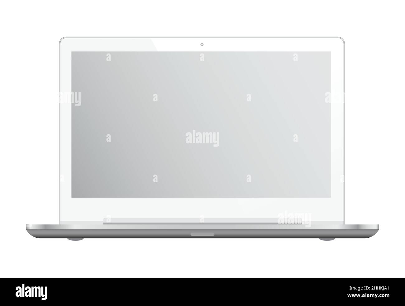 White notebook on white background. Realistic vector illustration, for ...