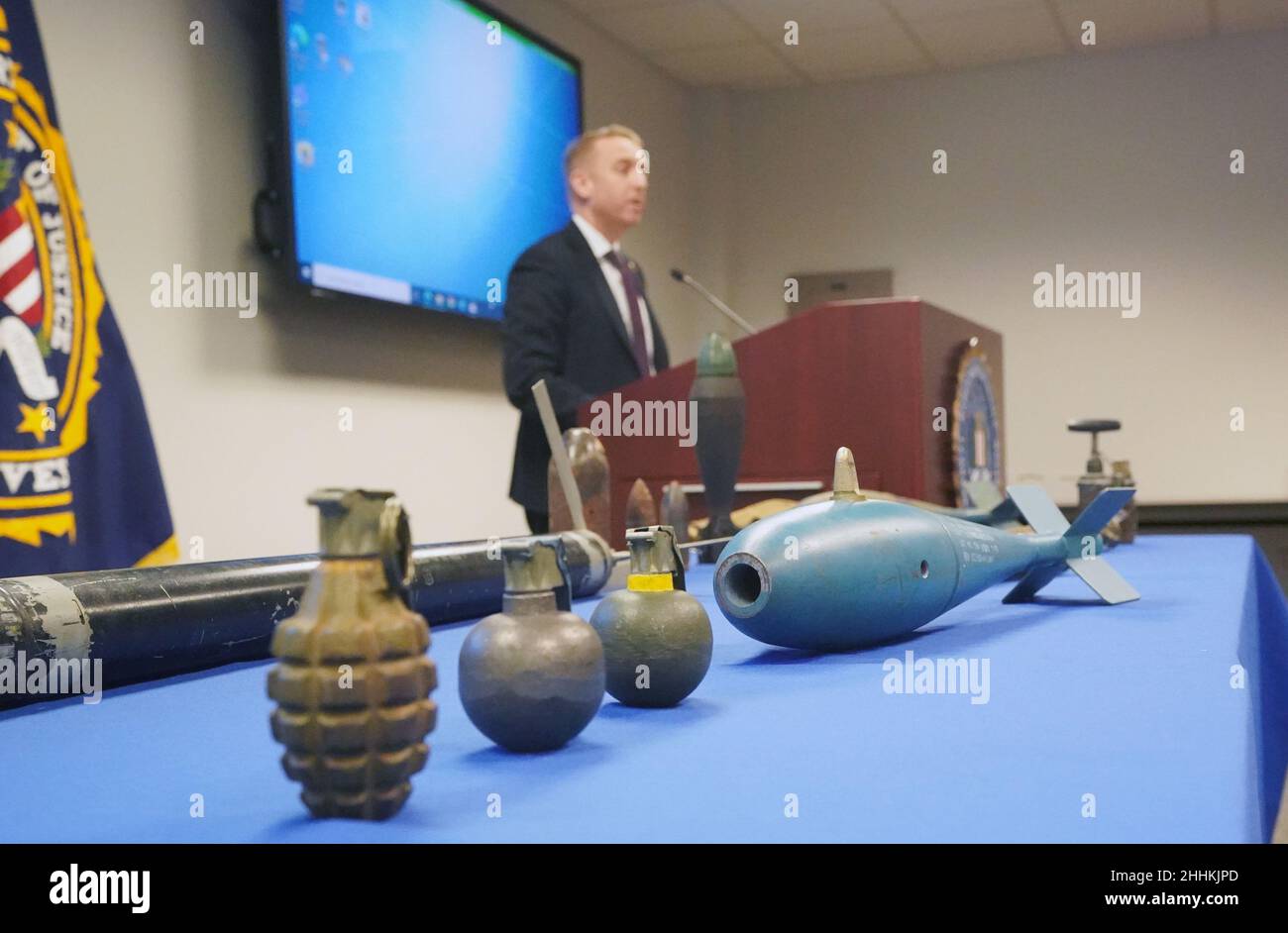 St. Louis, United States. 24th Jan, 2022. Interim Special Agent in ...