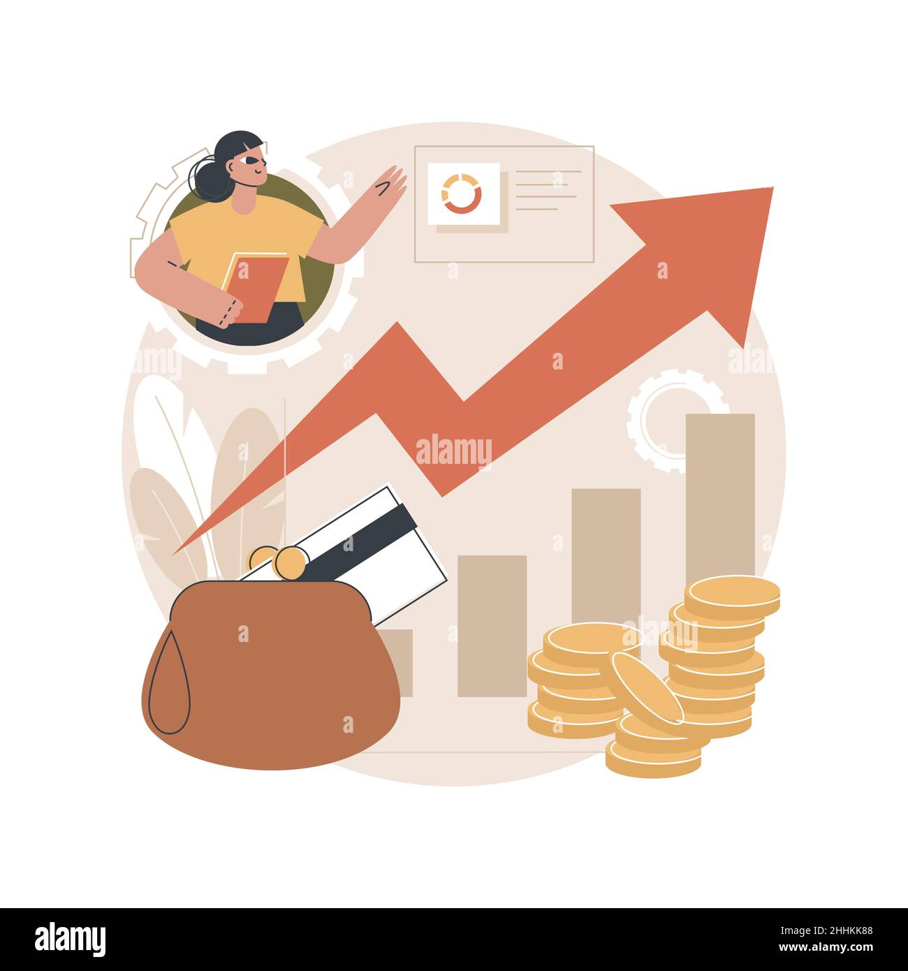 Investment fund abstract concept vector illustration. Investment trust ...