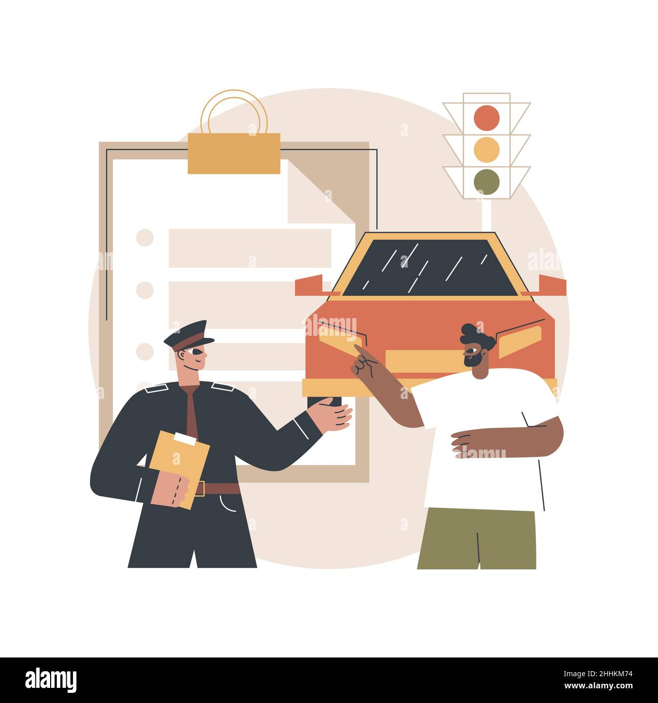 Speed offence Stock Vector Images - Alamy