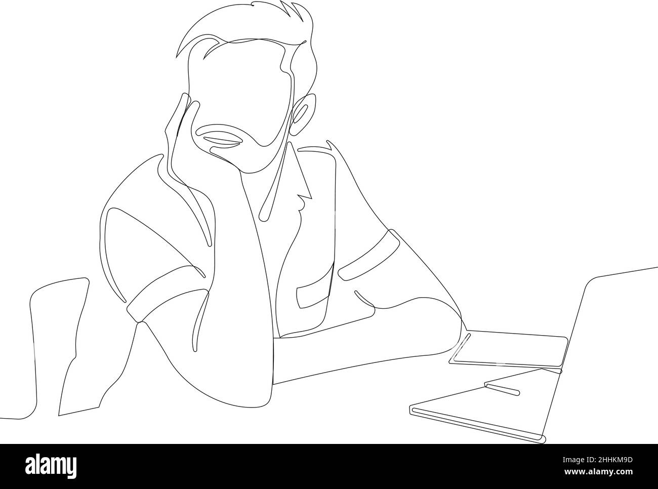 Design brainstorming concept vector Black and White Stock Photos ...