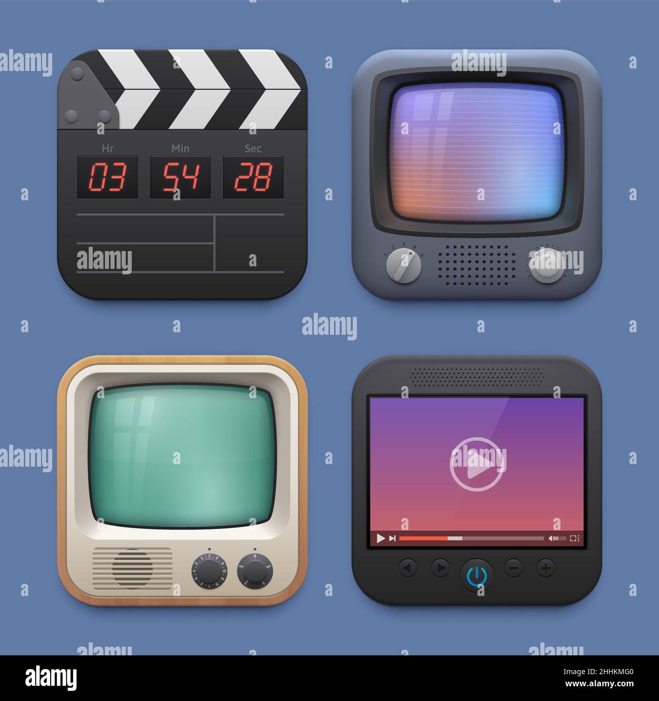 Clapper mobile app Stock Vector Images - Alamy