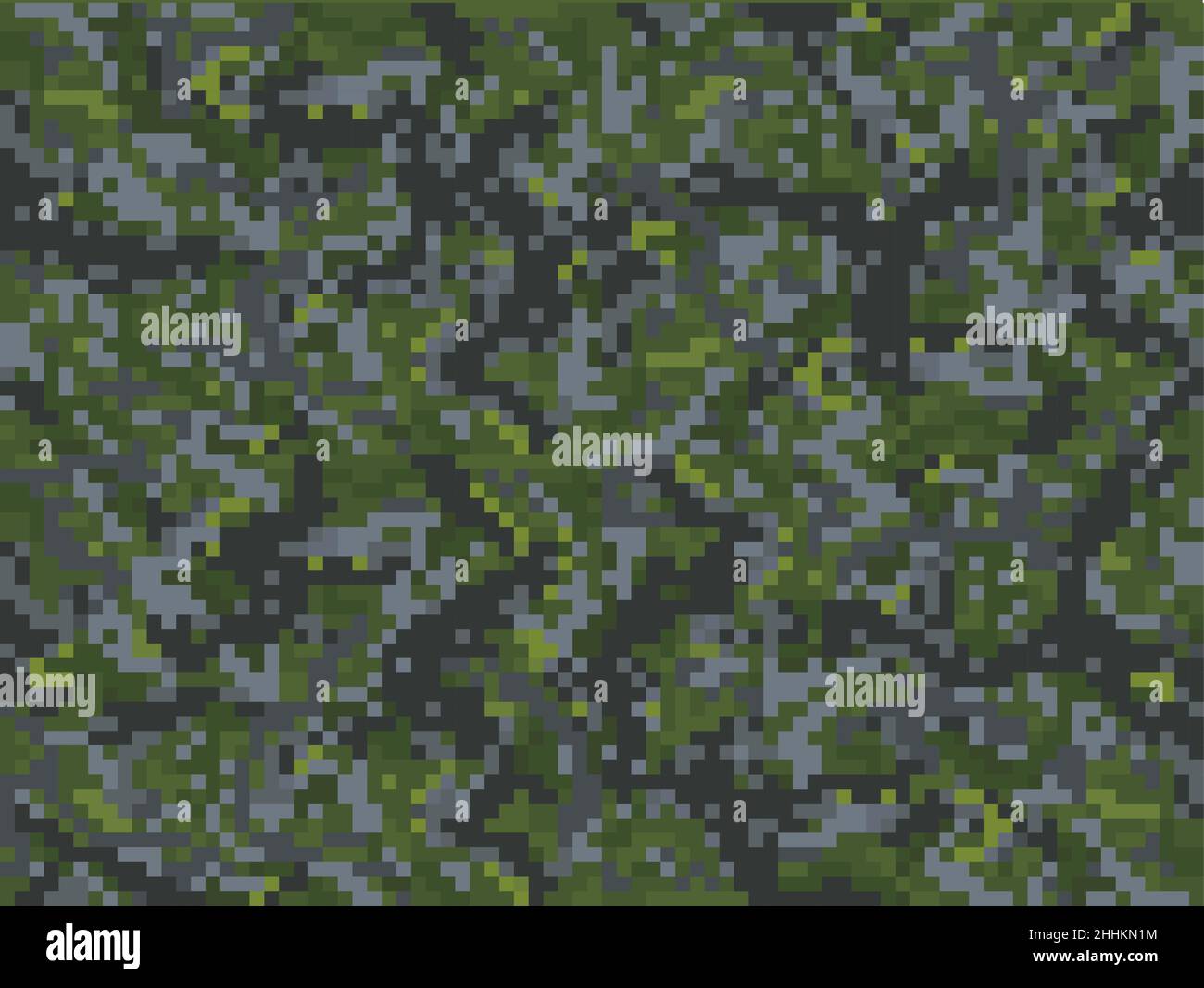 Khaki camouflage cubic background pattern with grass and grey stone ...