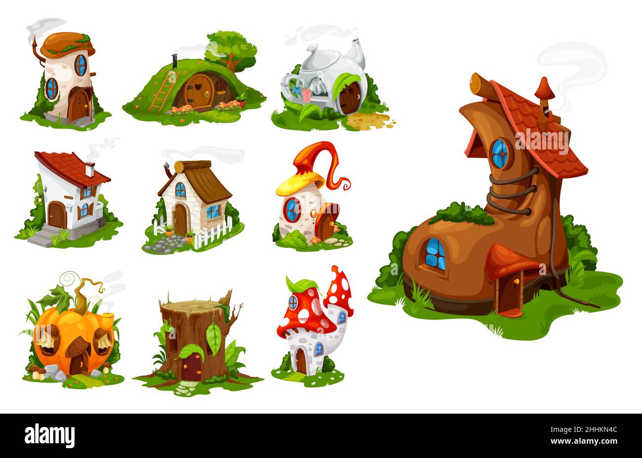 Pumpkin Tree Cartoon