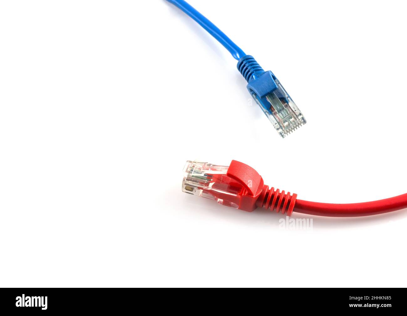 Network internet cable isolated on white background Stock Photo - Alamy