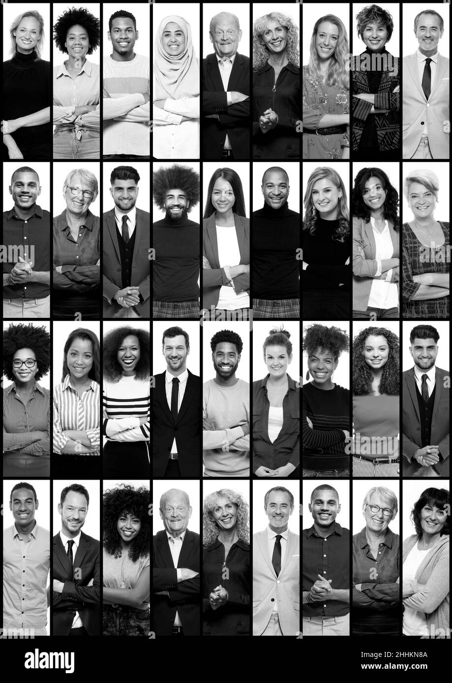 Collage mixed Black and White Stock Photos & Images - Alamy