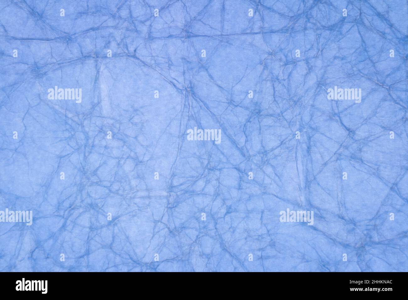 Blue crumpled paper texture use for background Stock Photo - Alamy