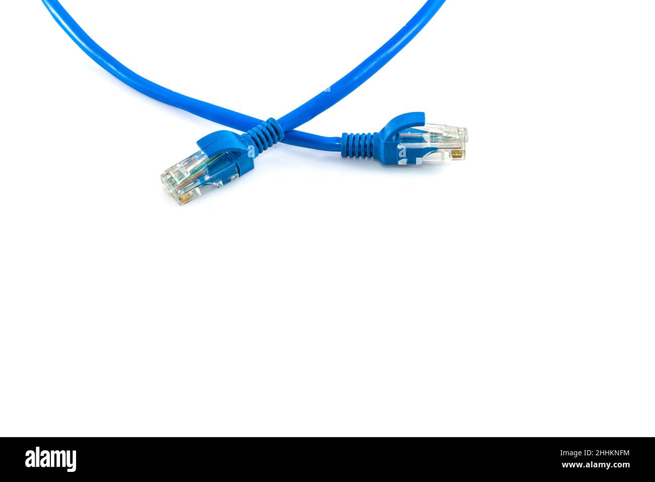 Network internet cable isolated on white background Stock Photo - Alamy