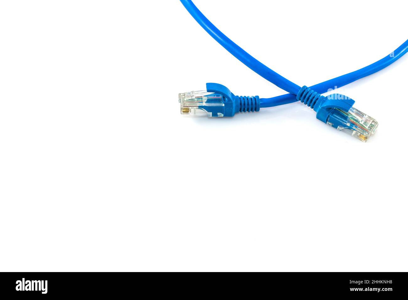 Network internet cable isolated on white background Stock Photo - Alamy