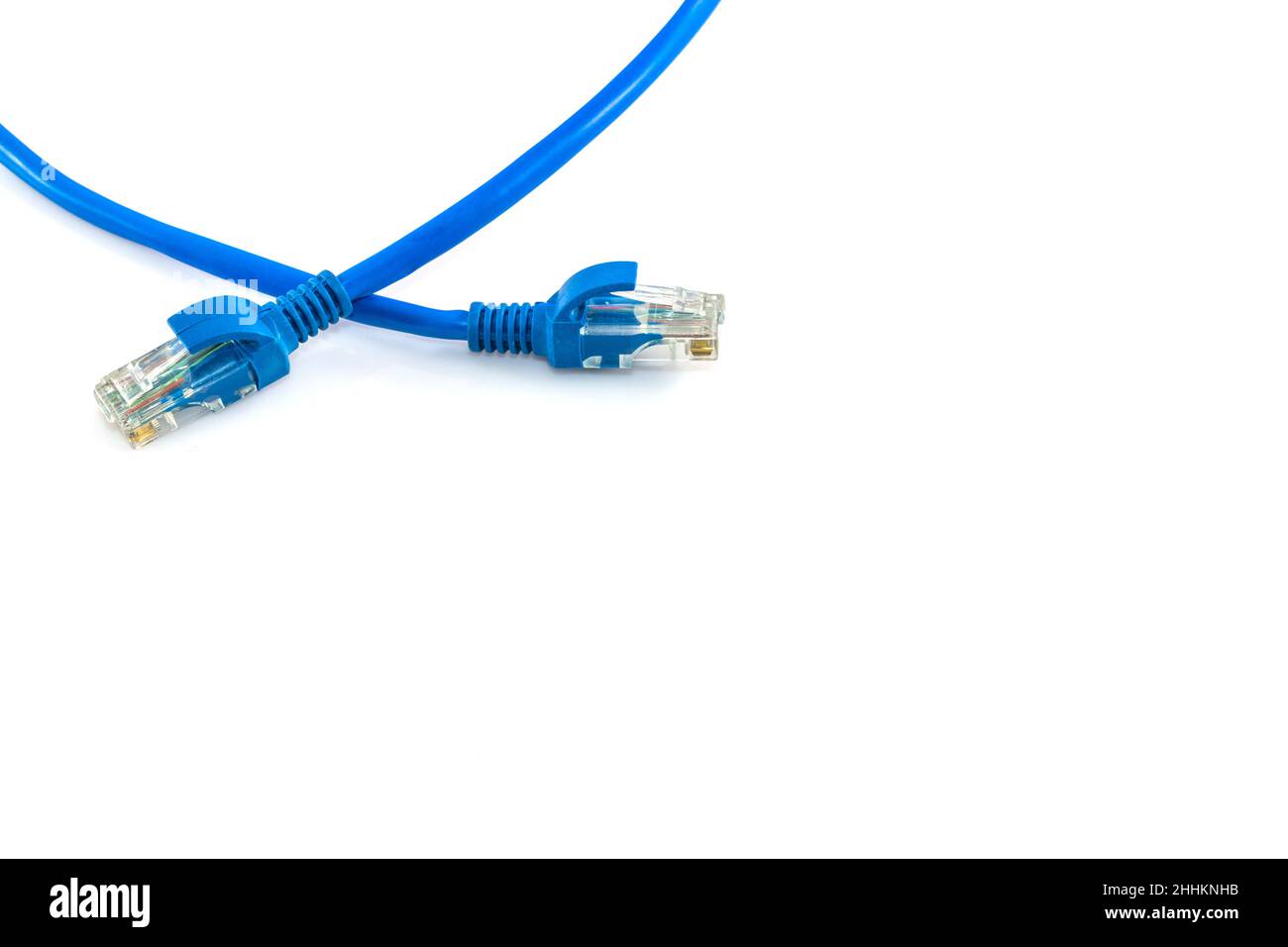 Network internet cable isolated on white background Stock Photo - Alamy