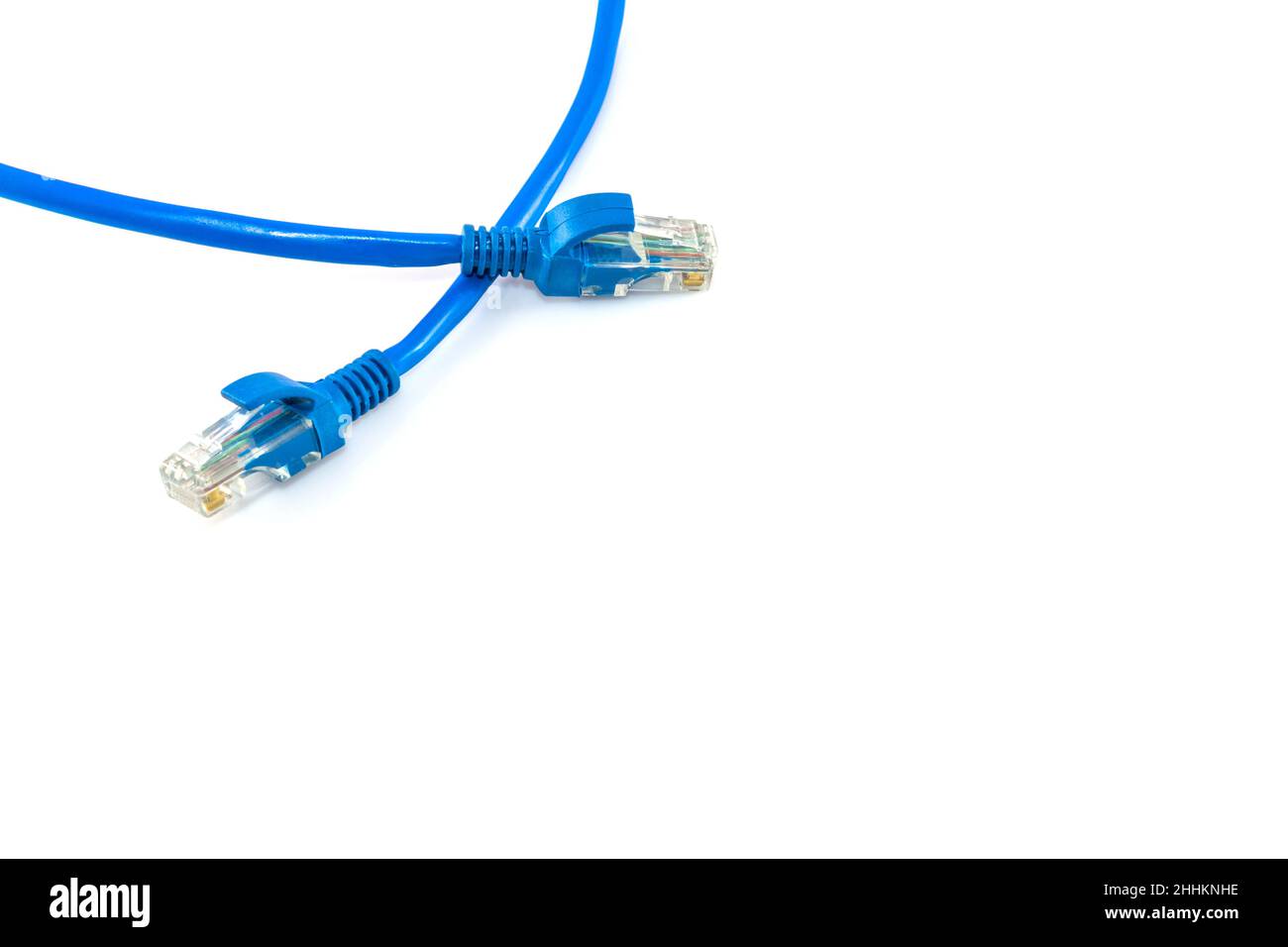 Network internet cable isolated on white background Stock Photo - Alamy