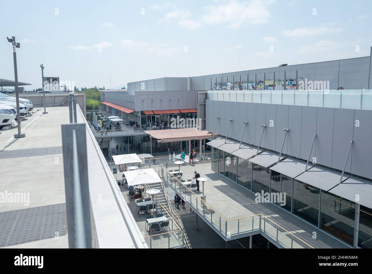 Aerial view of City Center Bishop Ranch shopping center in San Ramon ...