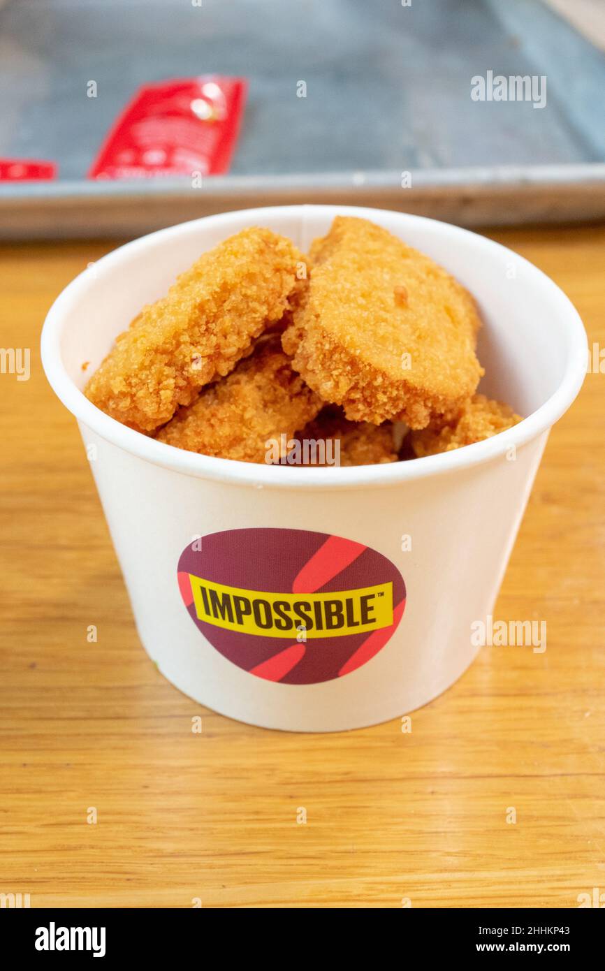 Impossible Chicken Nuggets, plant-based chicken nuggets from Impossible ...