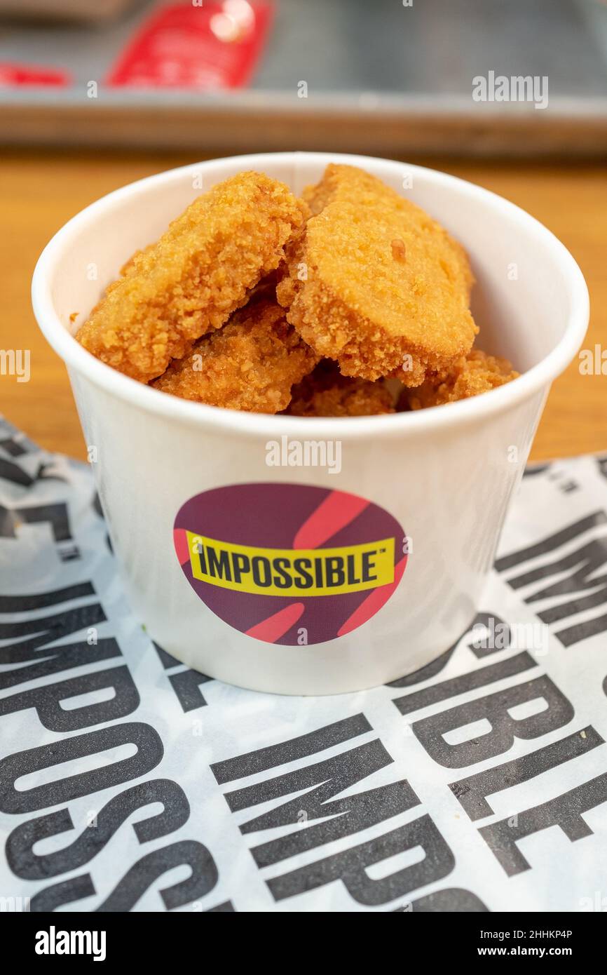 Impossible Chicken Nuggets, plant-based chicken nuggets from Impossible ...