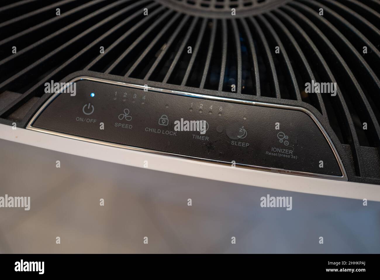 Control panel on Medify Air MA-112 HEPA air purifier, Lafayette ...