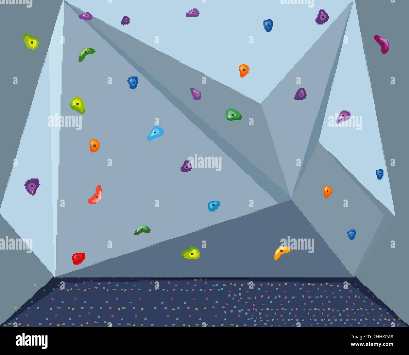Rock Climbing Wall Vector