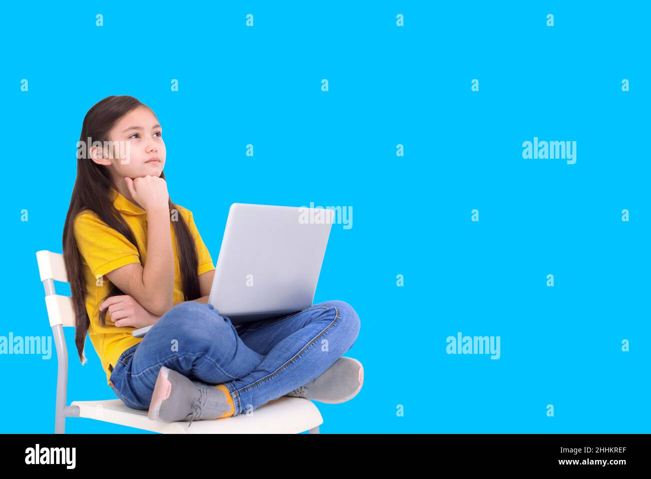 Thinking about the answer hi-res stock photography and images - Alamy