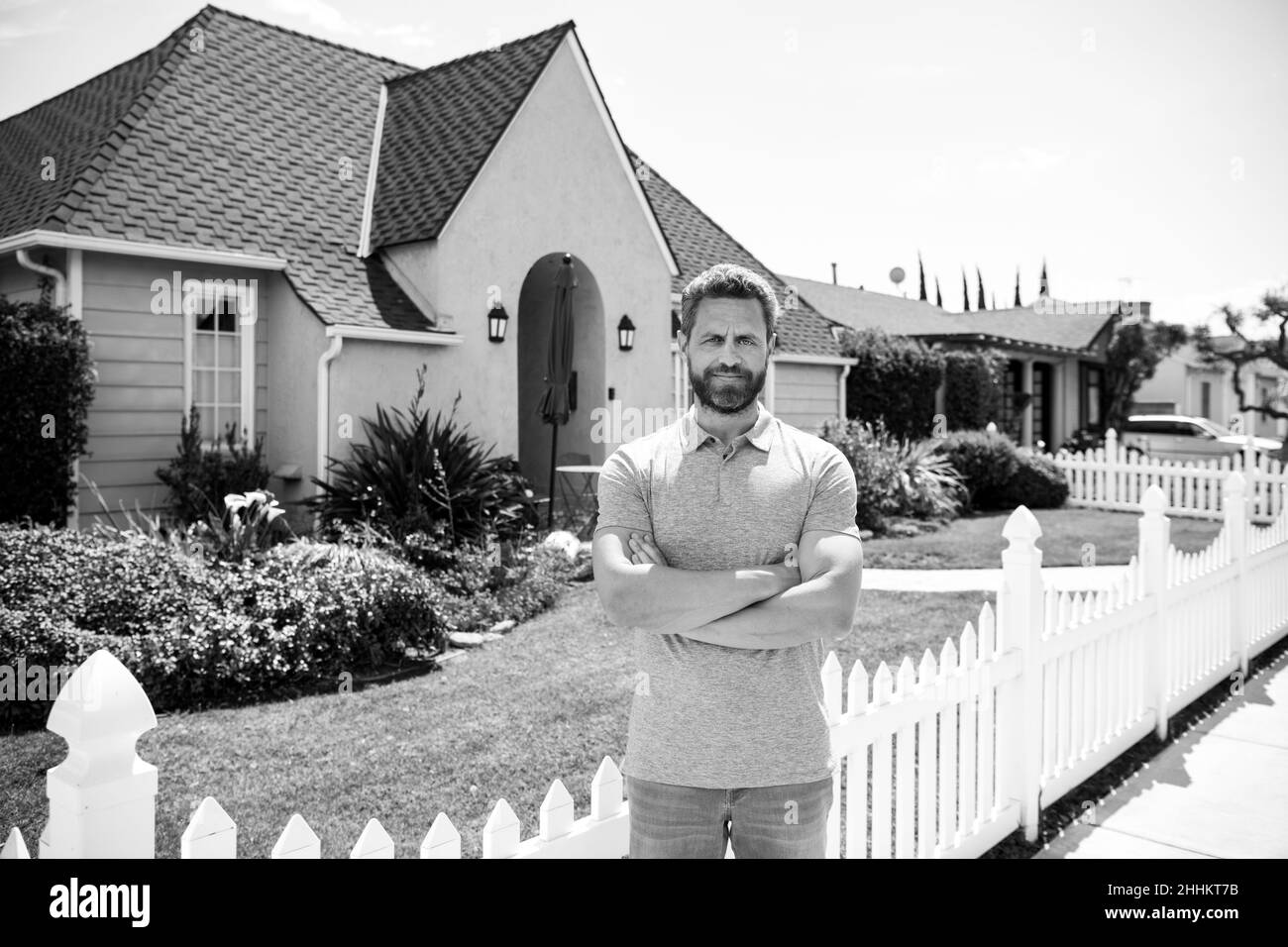 Successful new business owner Black and White Stock Photos & Images - Alamy