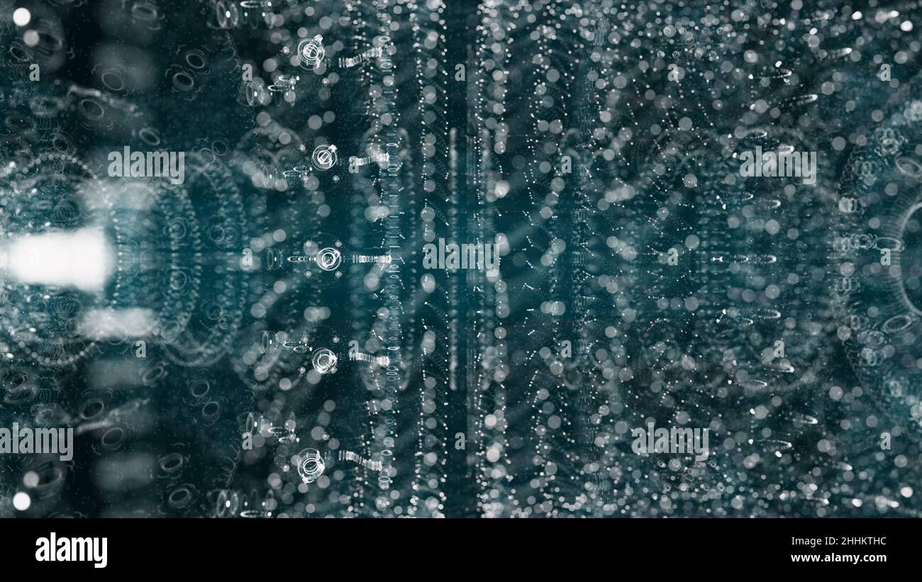 Jet engine x-ray transparent with particles Stock Photo - Alamy