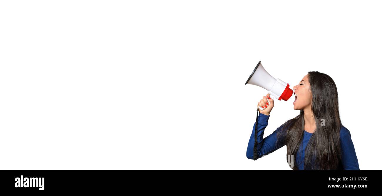 Loud hailer hi-res stock photography and images - Alamy