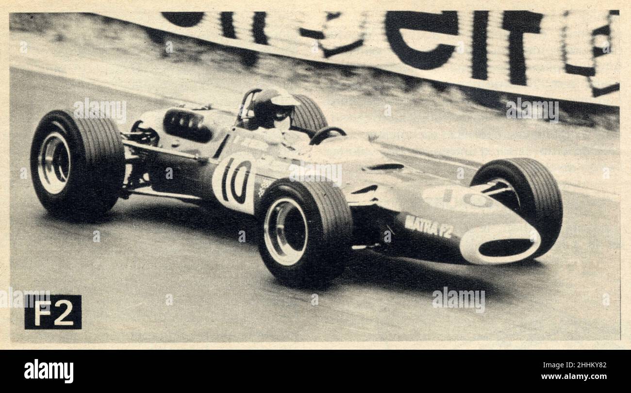 JEAN-PIERRE BELTOISE ET SA MATRA-FORD DE FORMULE 2. 1969 Stock Photo ...