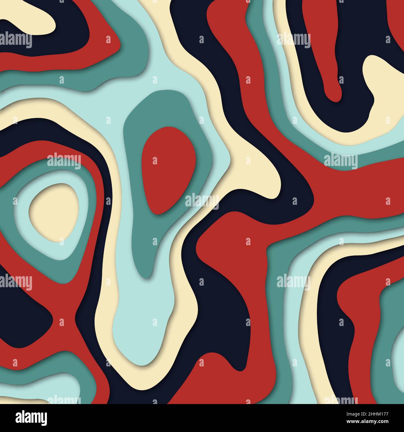 Abstract colorful papercut background design Stock Vector Image & Art ...