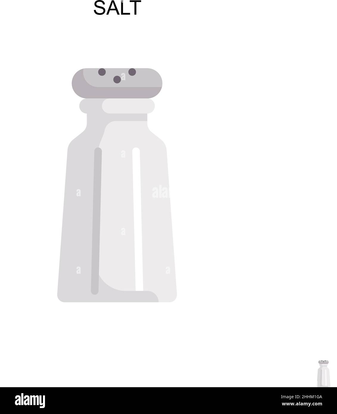 Salt Simple vector icon.Perfect color modern pictogram on editable ...