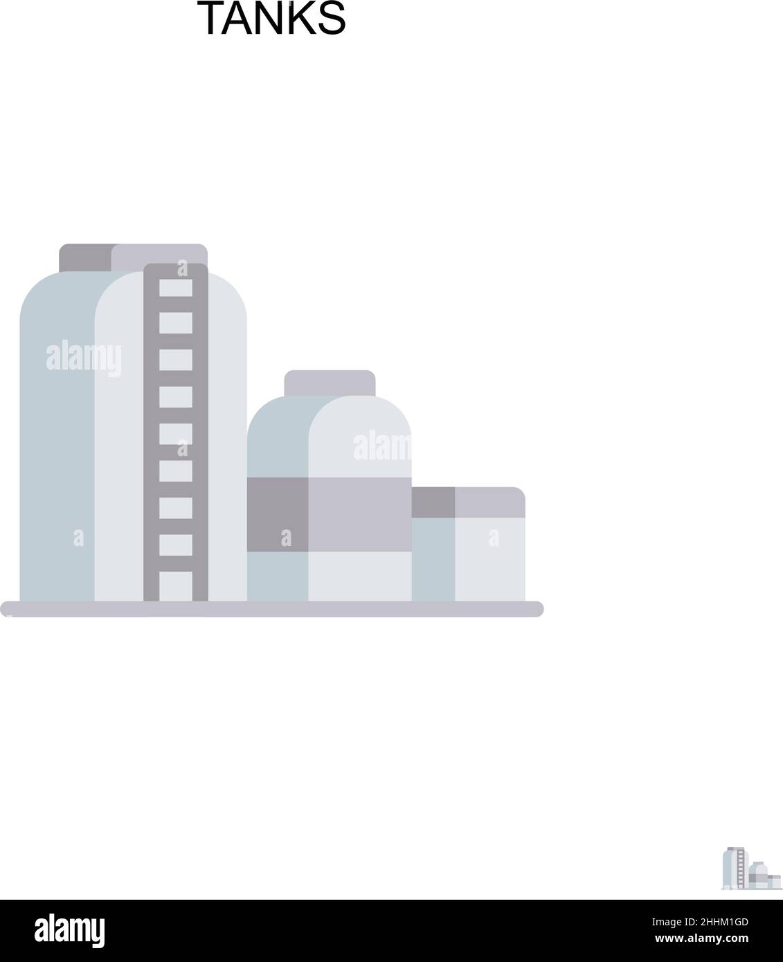 Waste oil tanks Stock Vector Images - Alamy