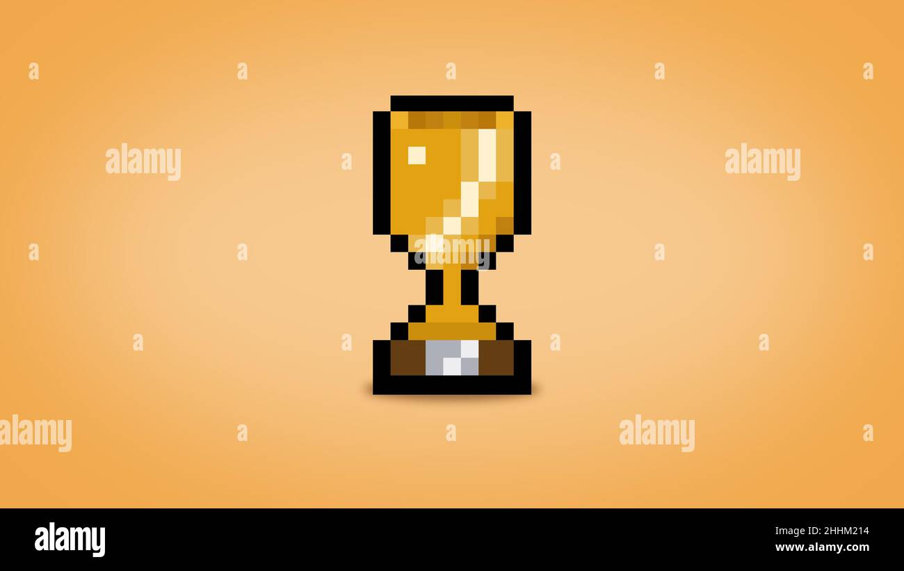 Pixel golden trophy first place background - high resoltuion 4k ...