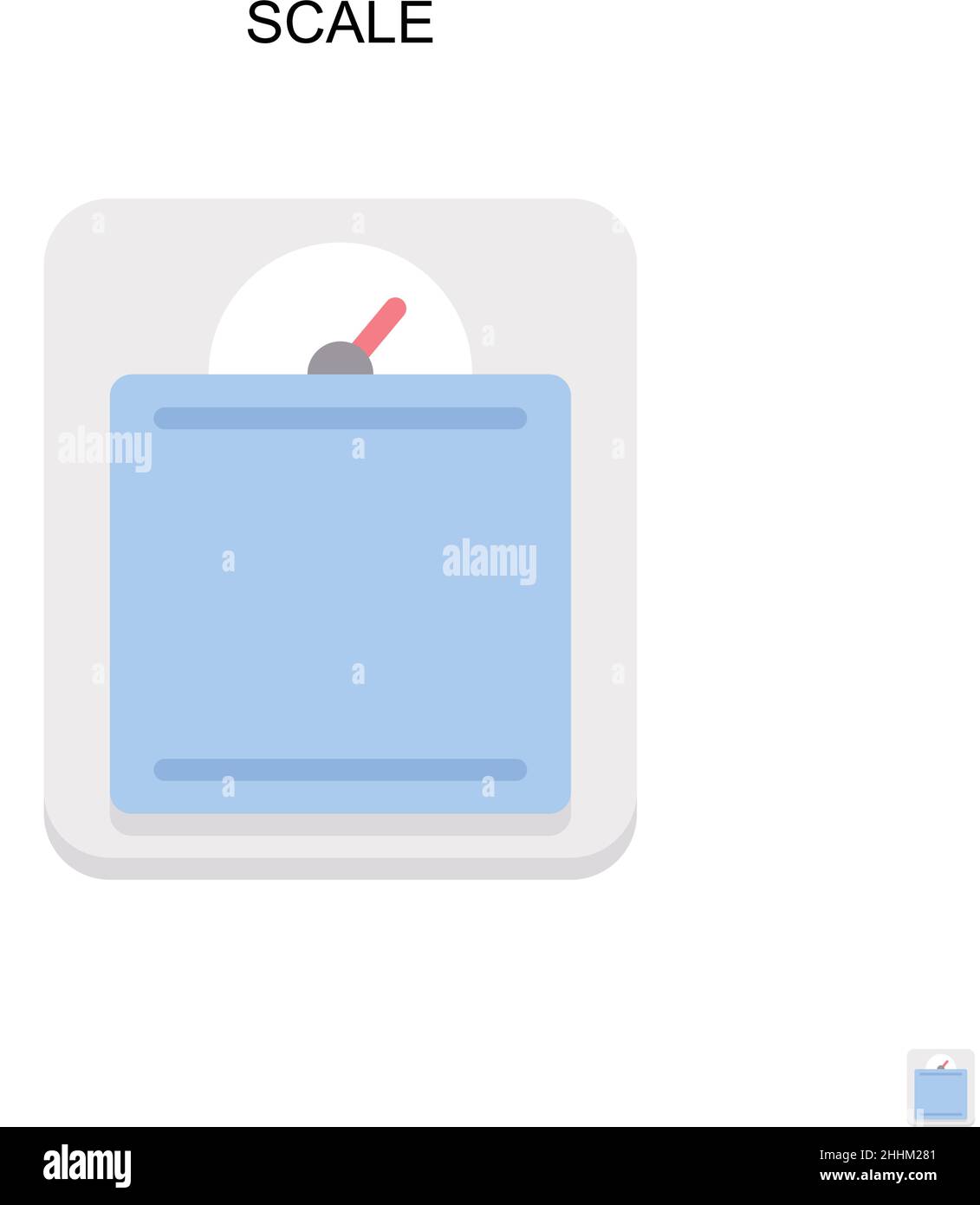 Scale Simple vector icon.Perfect color modern pictogram on editable ...