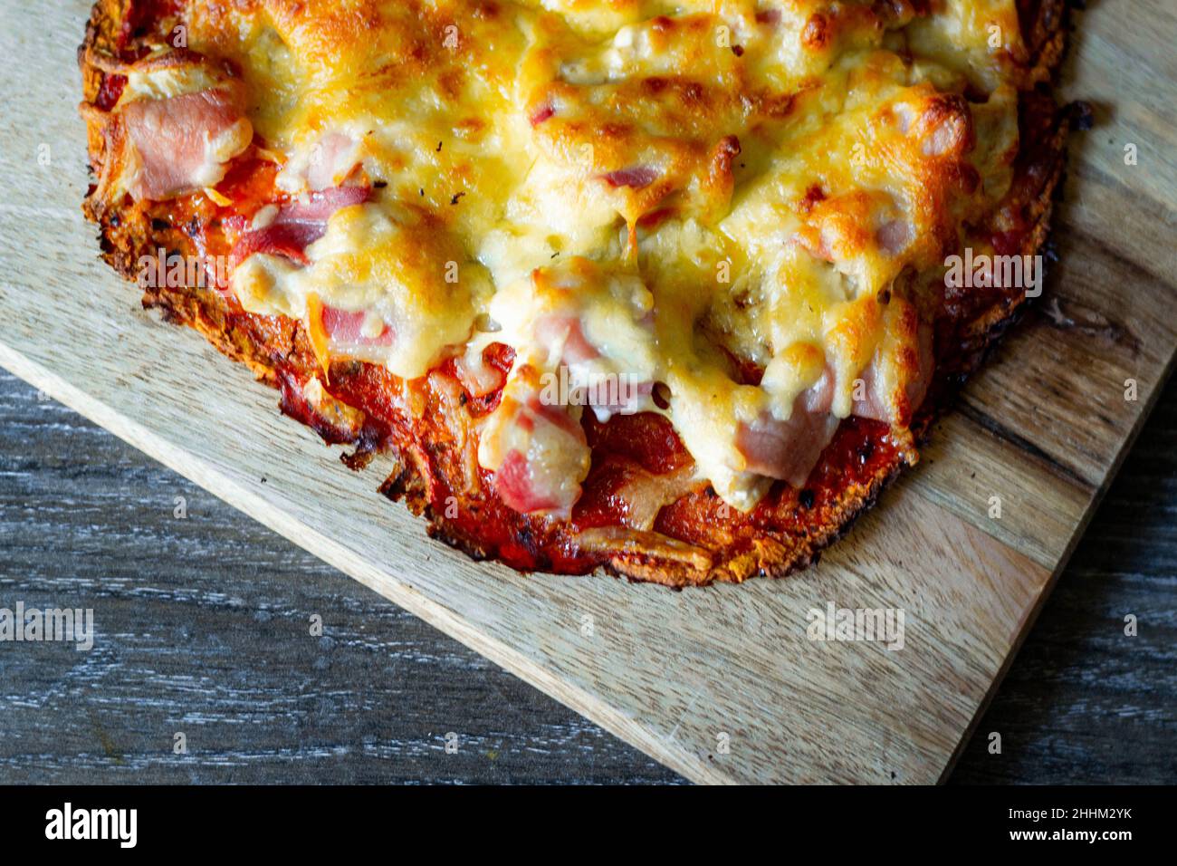 pizza handmade home wood mini Stock Photo - Alamy