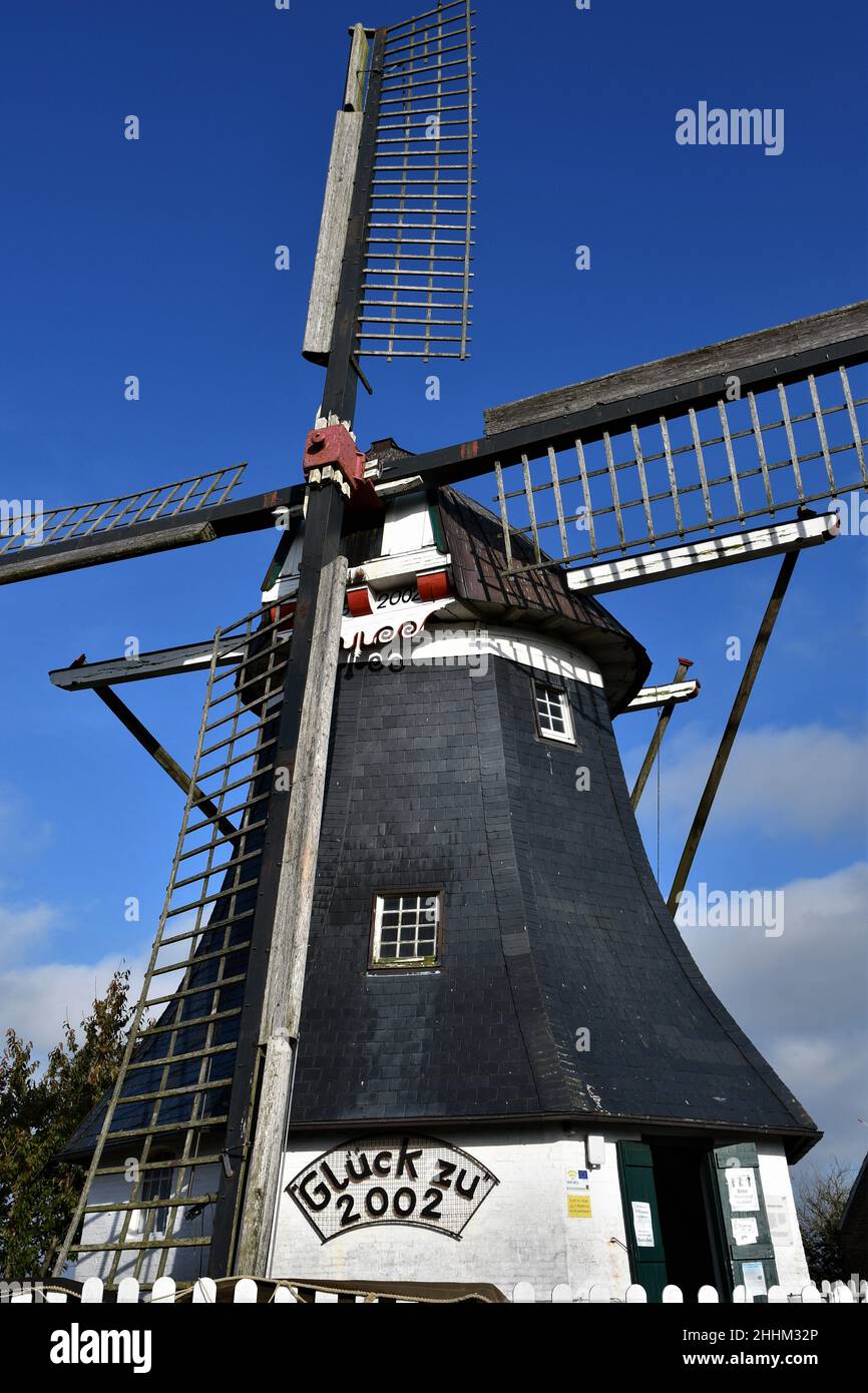 Wind Mill At Werdum Stock Photo - Alamy