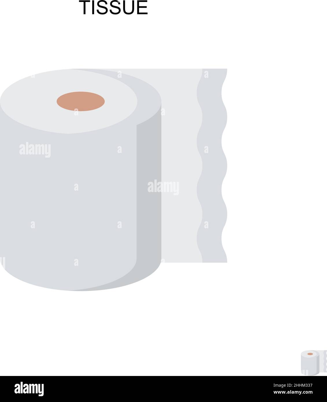 Tissue Simple vector icon.Perfect color modern pictogram on editable ...