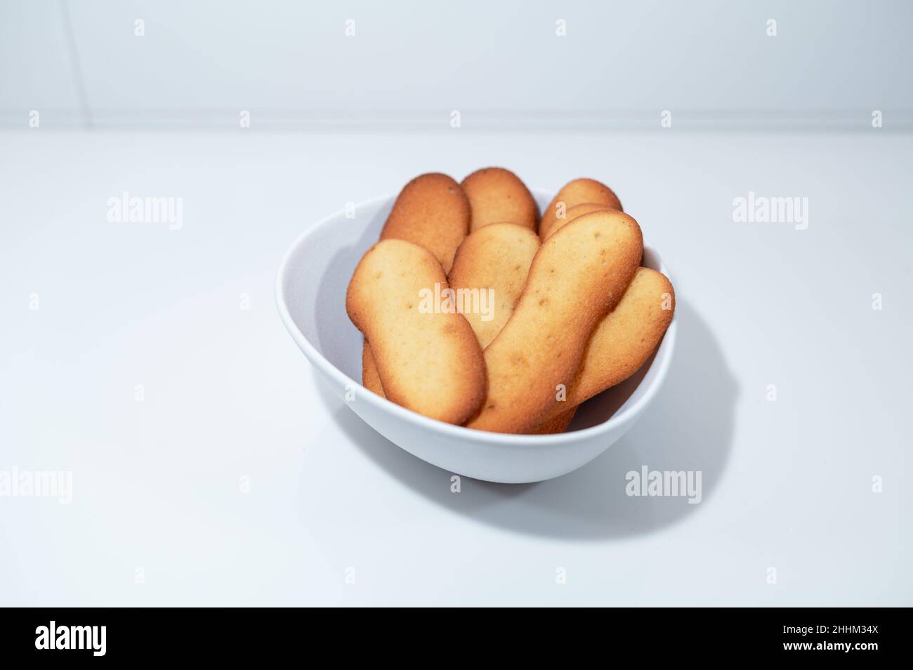 Sponge cake, pastry bakery white Stock Photo - Alamy