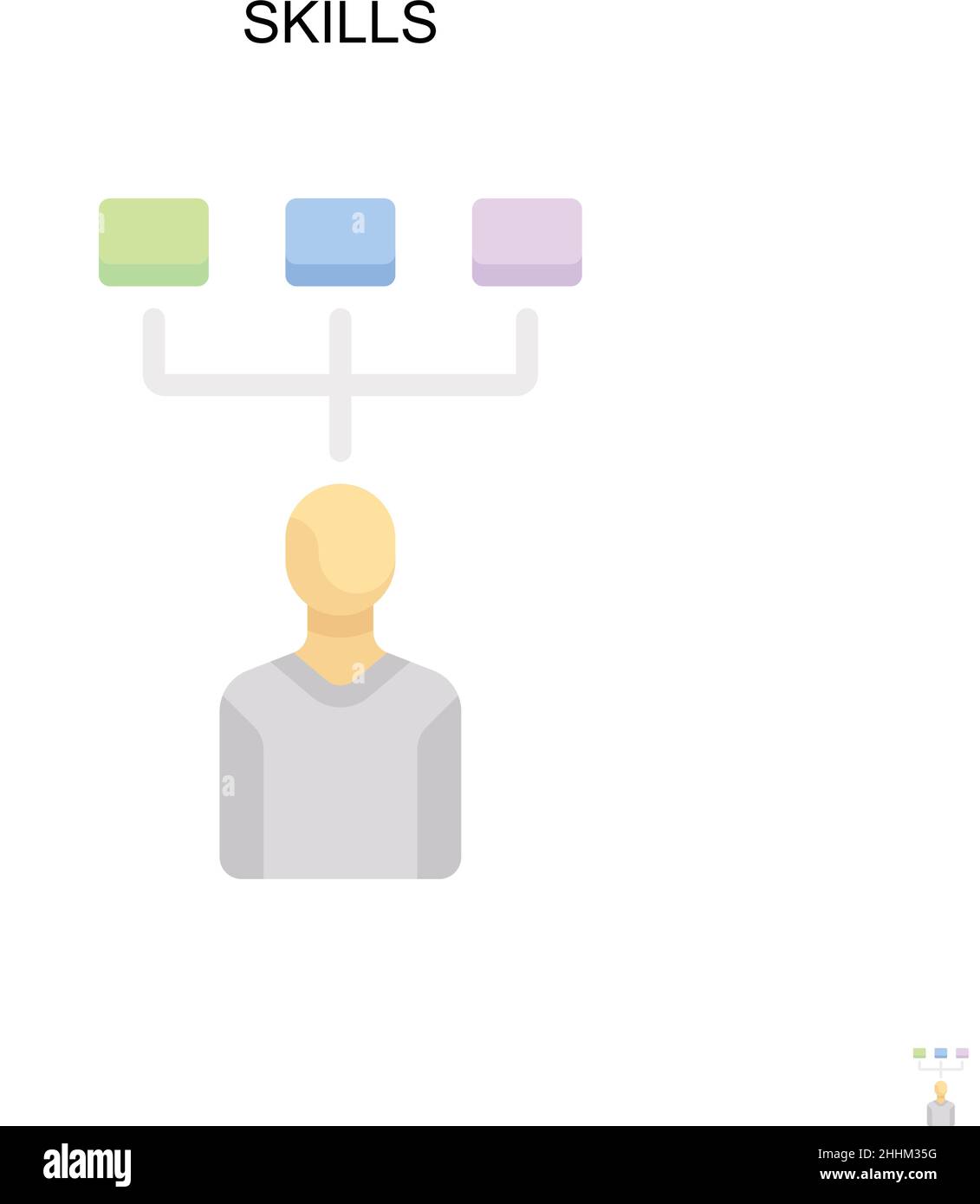 Soft skills icon vector vectors hi-res stock photography and images - Alamy