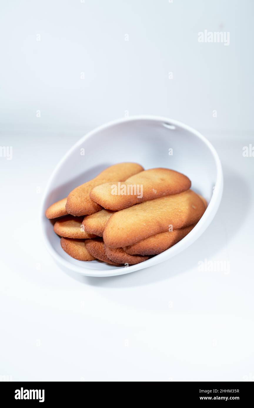 Sponge cake, pastry bakery white Stock Photo - Alamy