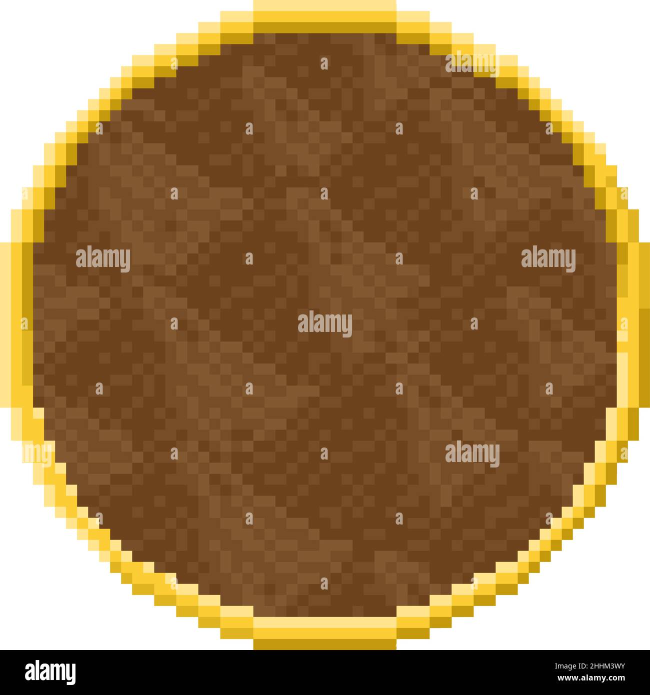 Earth 4 Elements Zodiac Astrology Pixel Art Sign Stock Vector Image ...