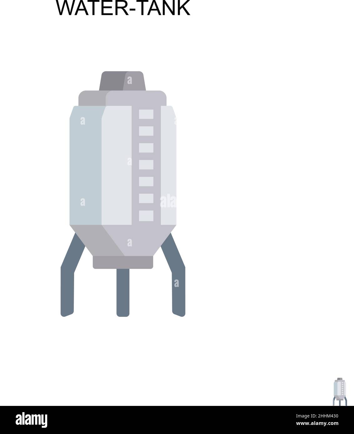 Water-tank Simple vector icon.Perfect color modern pictogram on ...