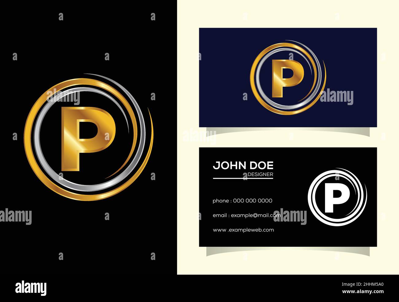 Initial P monogram alphabet in the spiral. Swirl spiral infinity logo ...