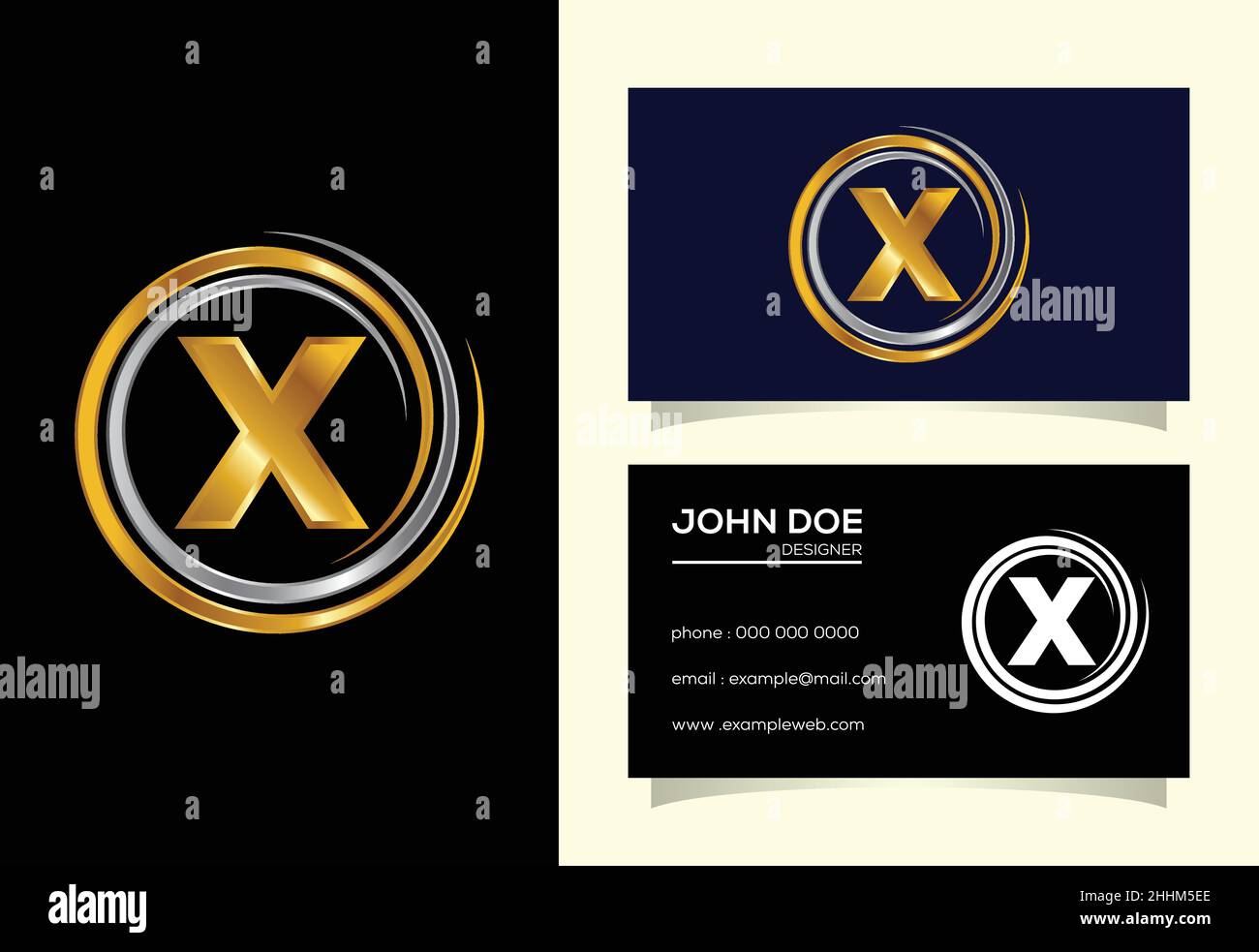Initial X monogram alphabet in the spiral. Swirl spiral infinity logo ...