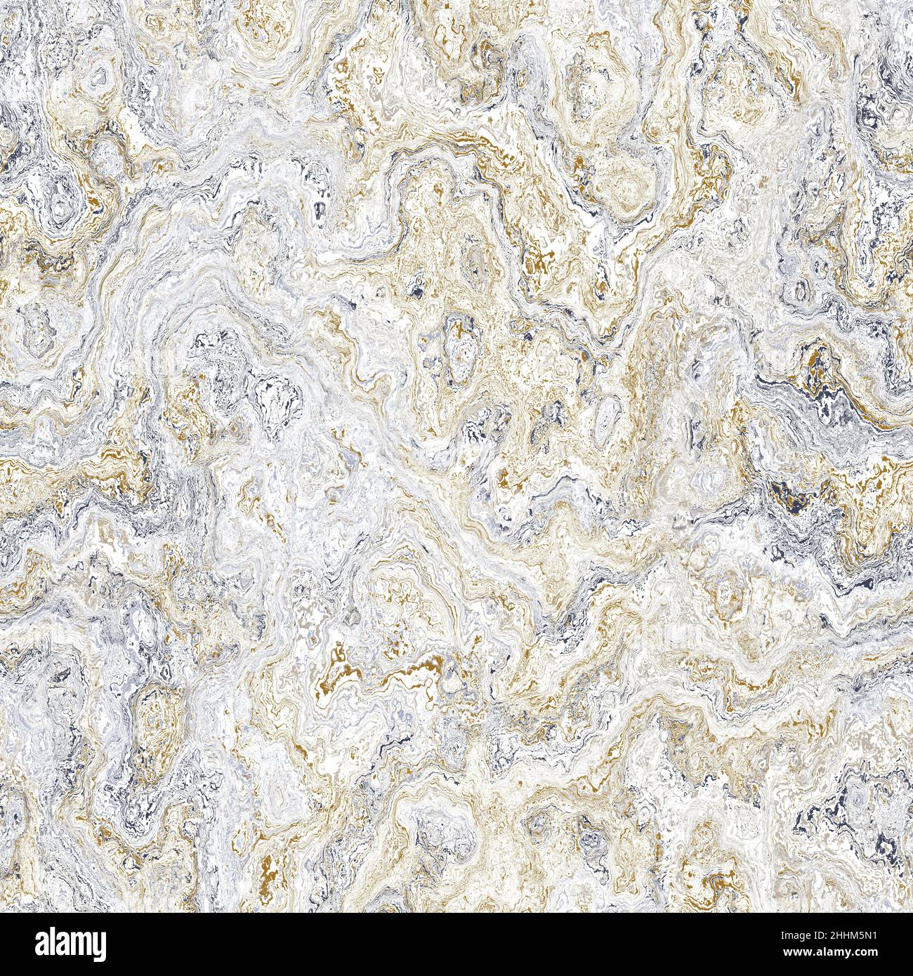 White tonal marbled seamless texture. Irregular pale ink blotch paint ...