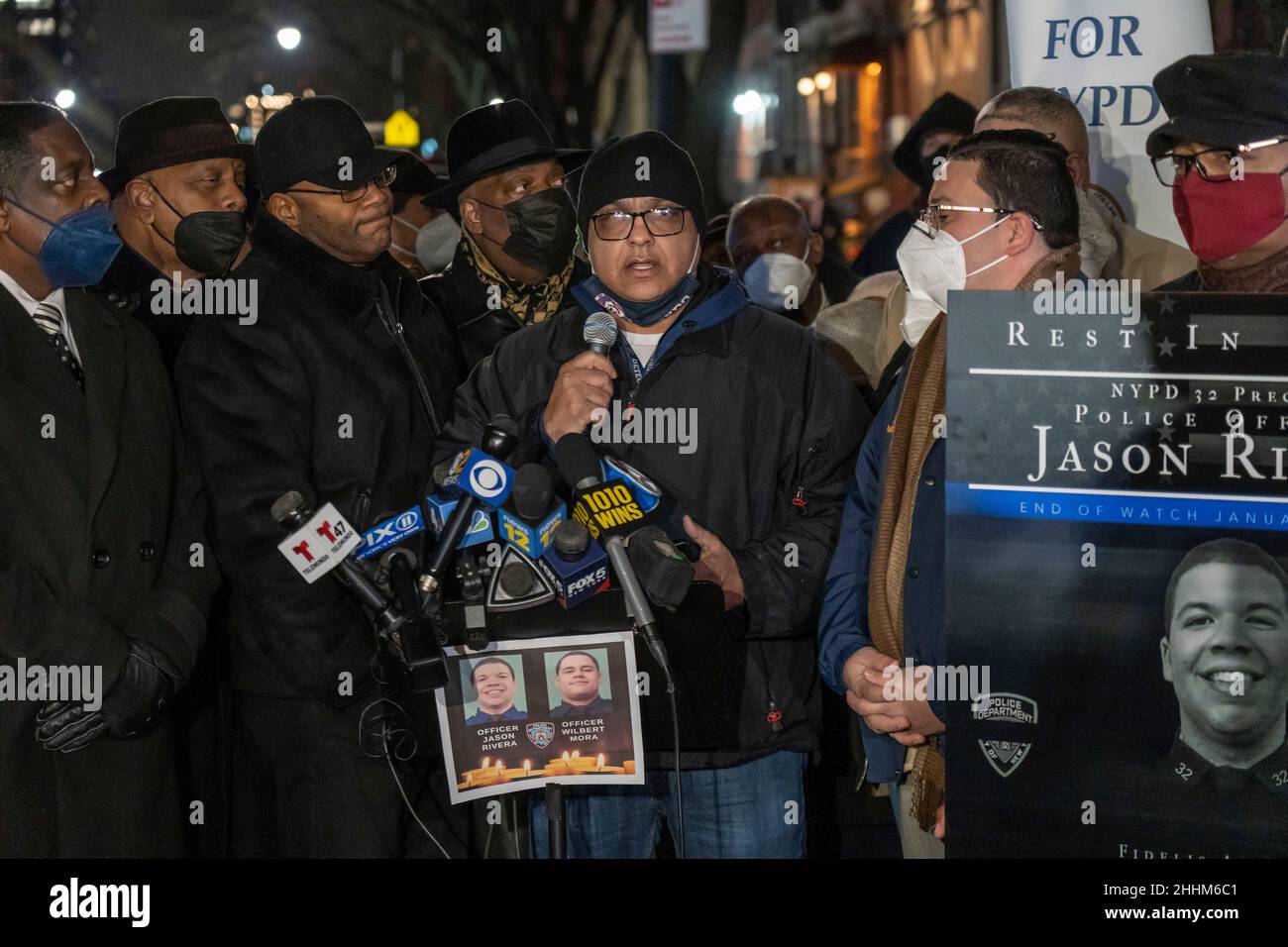 New York, United States. 24th Jan, 2022. NY Dominican Officers ...