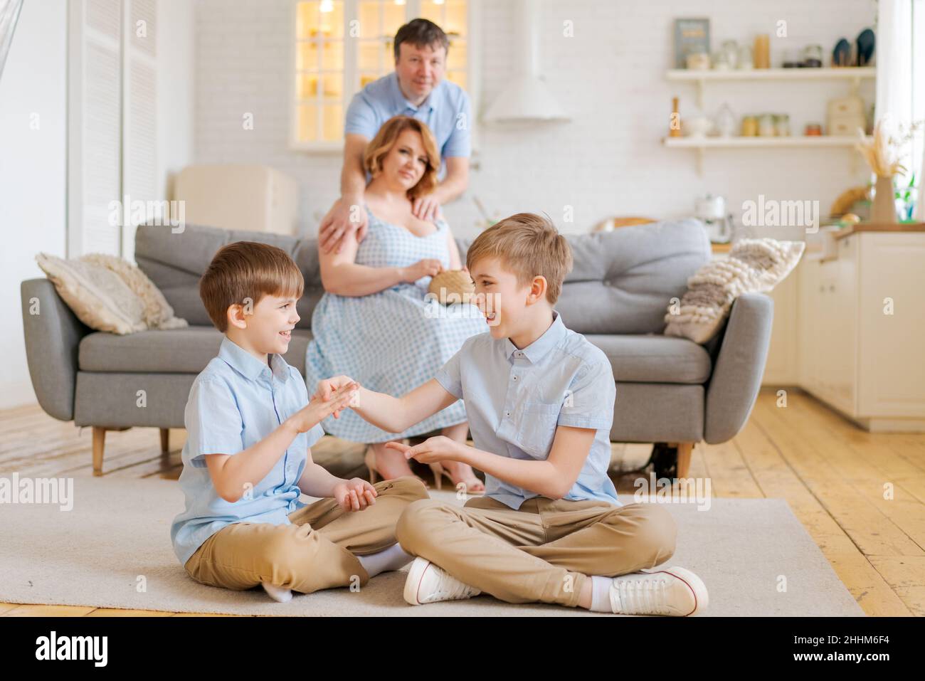 Warm Family Living Room