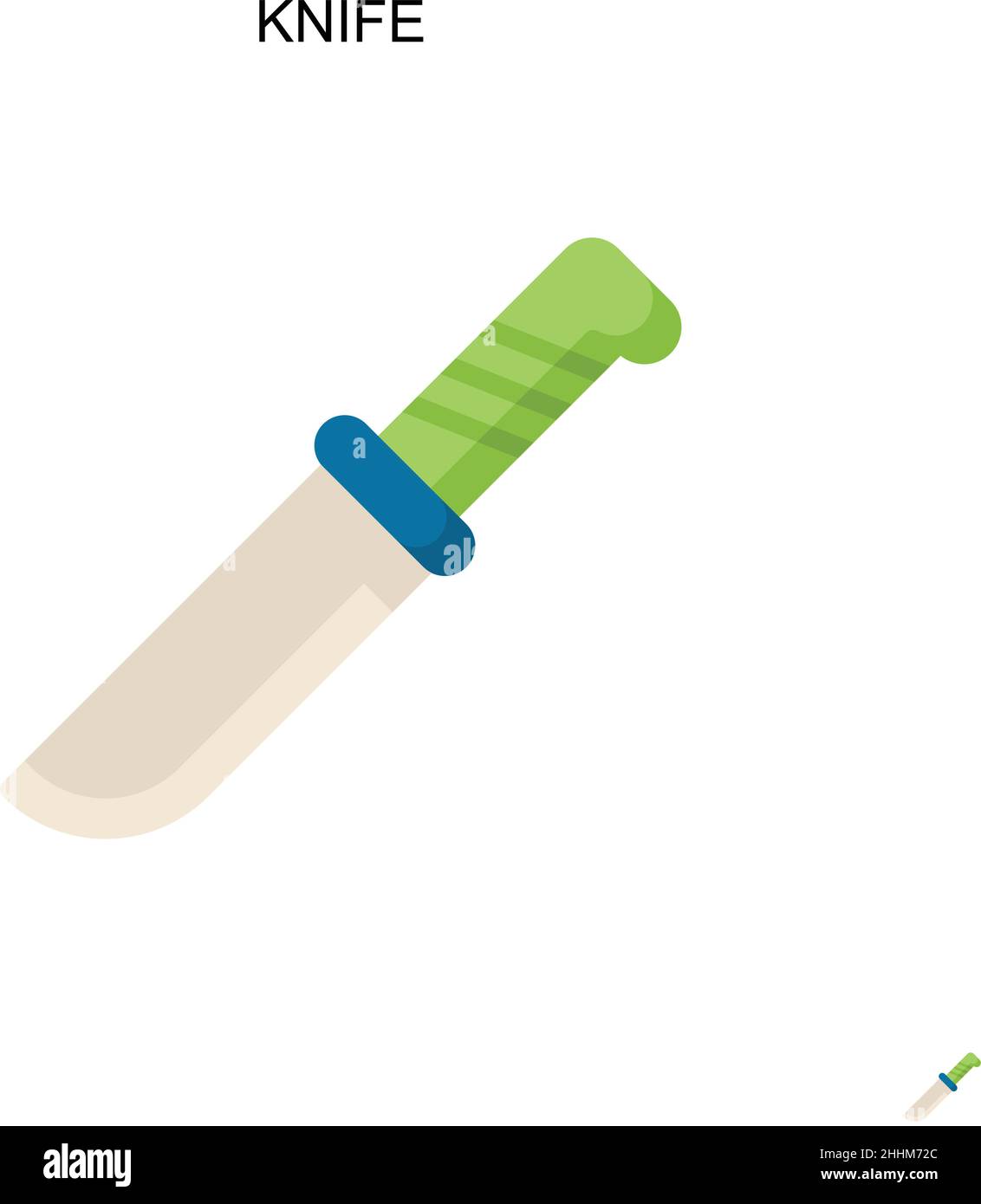 Knife Simple vector icon.Perfect color modern pictogram on editable ...