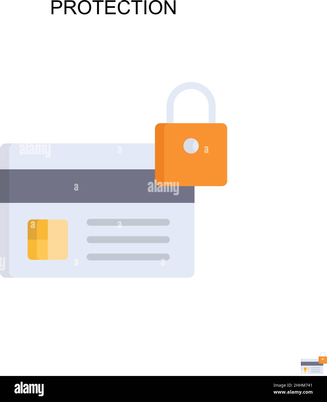 Protection Simple vector icon.Perfect color modern pictogram on ...