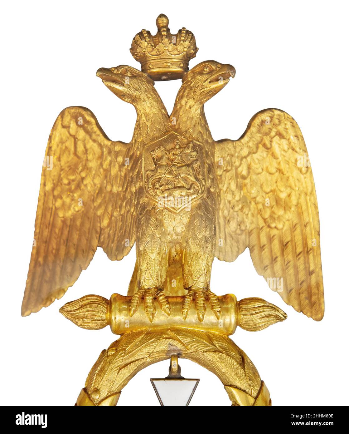 gold double eagle isolated on a white background Stock Photo - Alamy