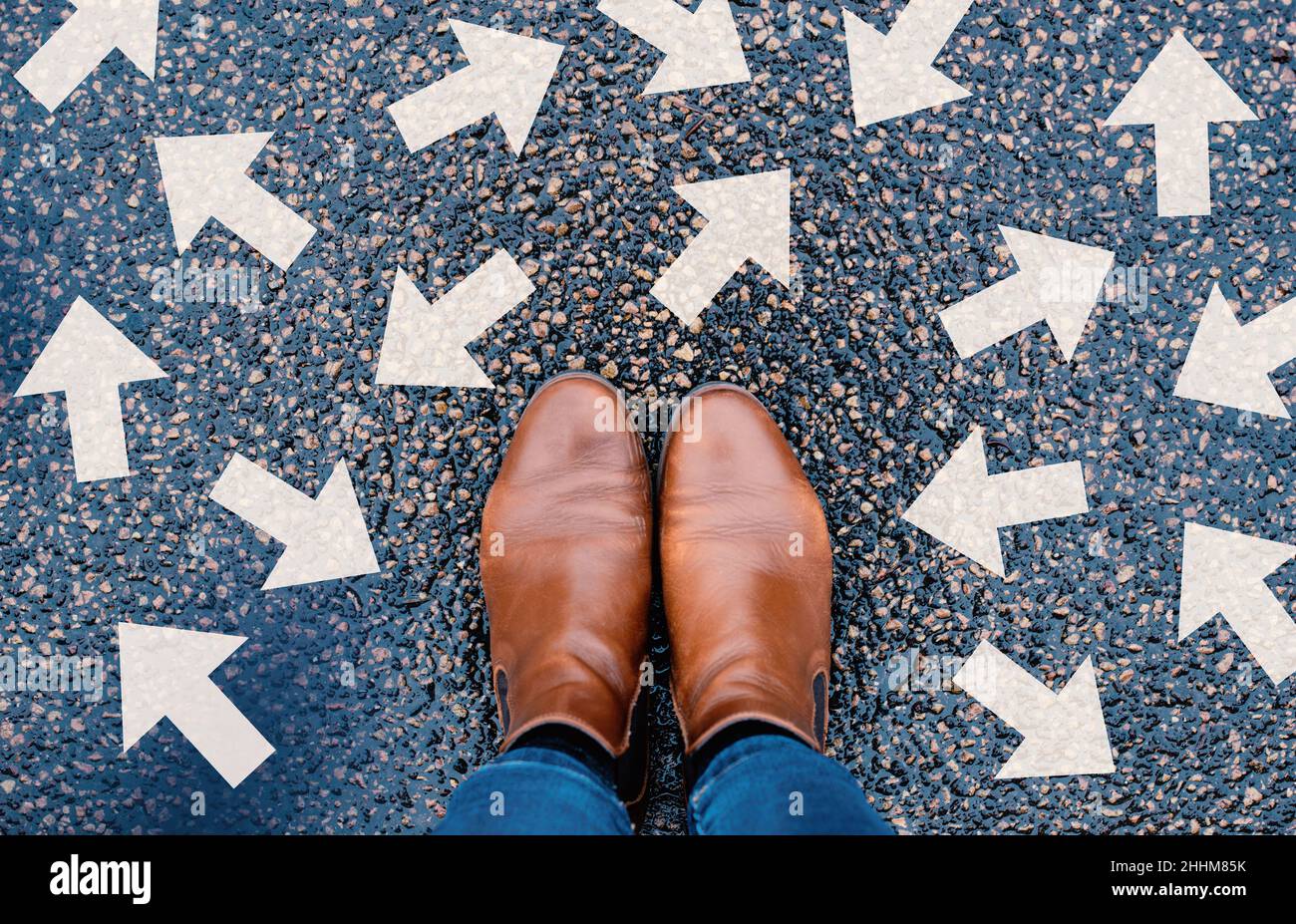 Individual symbol arrow hi-res stock photography and images - Alamy