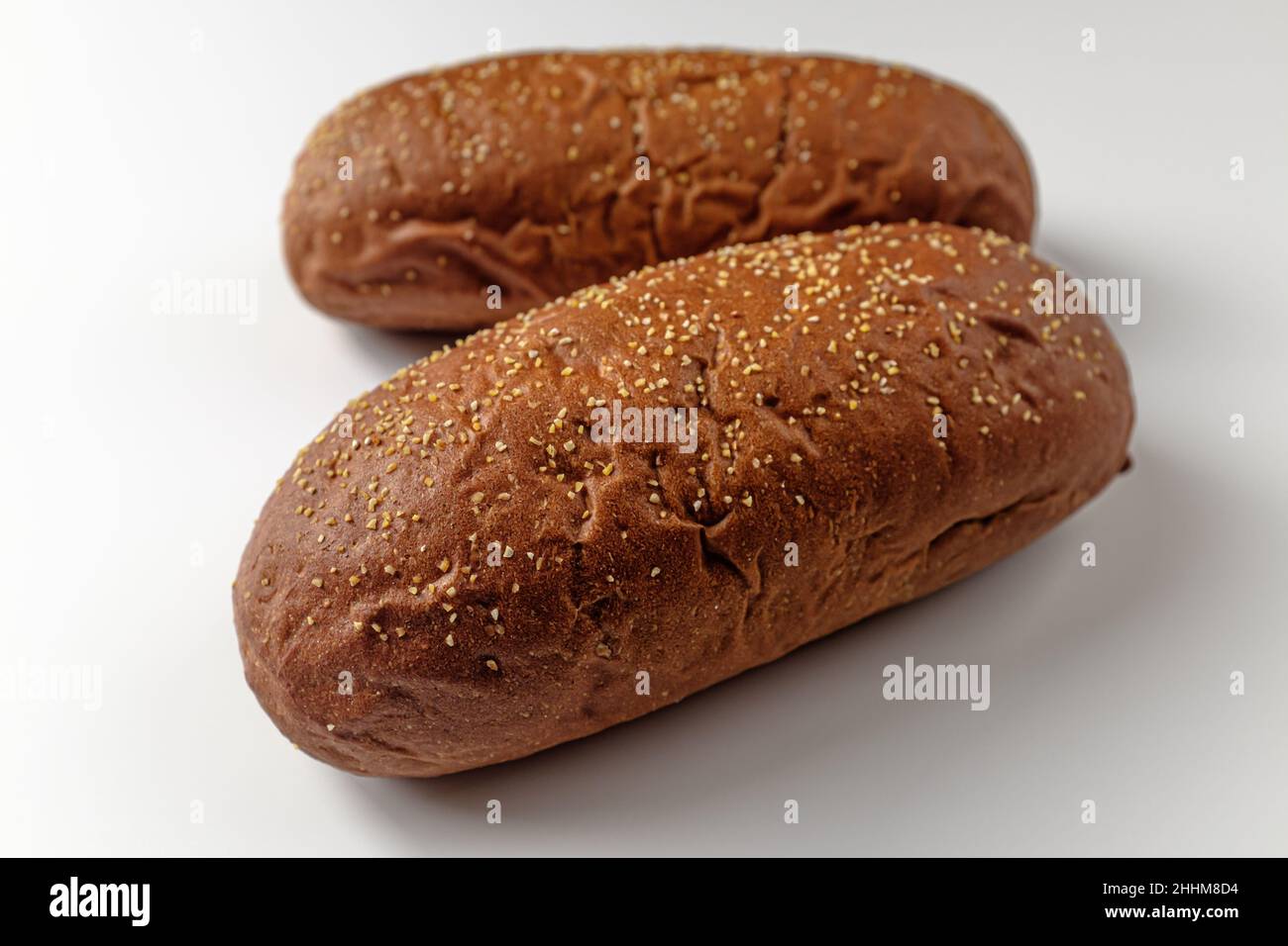 Bushman bread on a white background Stock Photo - Alamy