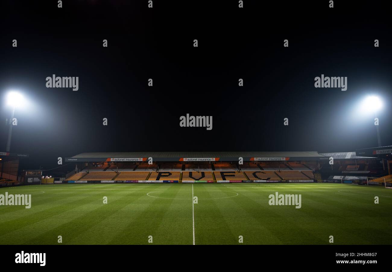 Vale Park football stadium in Stoke-on-Trent, England. Home ground of ...